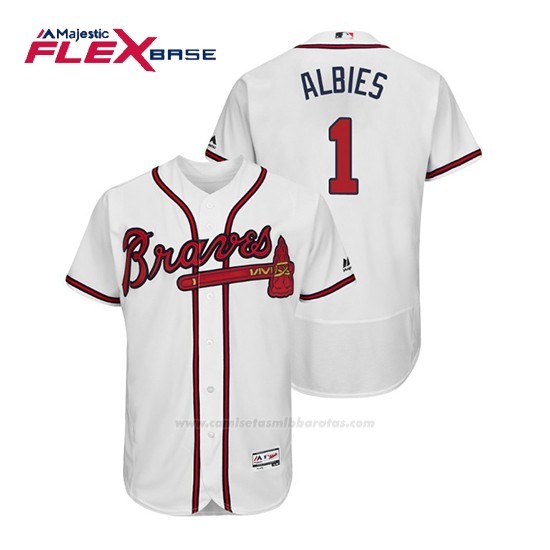 Camiseta Beisbol Hombre Atlanta Braves Ozzie Albies Flex Base Autentico ...